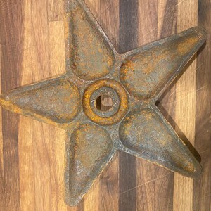 Antique Cast Iron Barn Star, Texas Star, Brick Structural Retaining ...