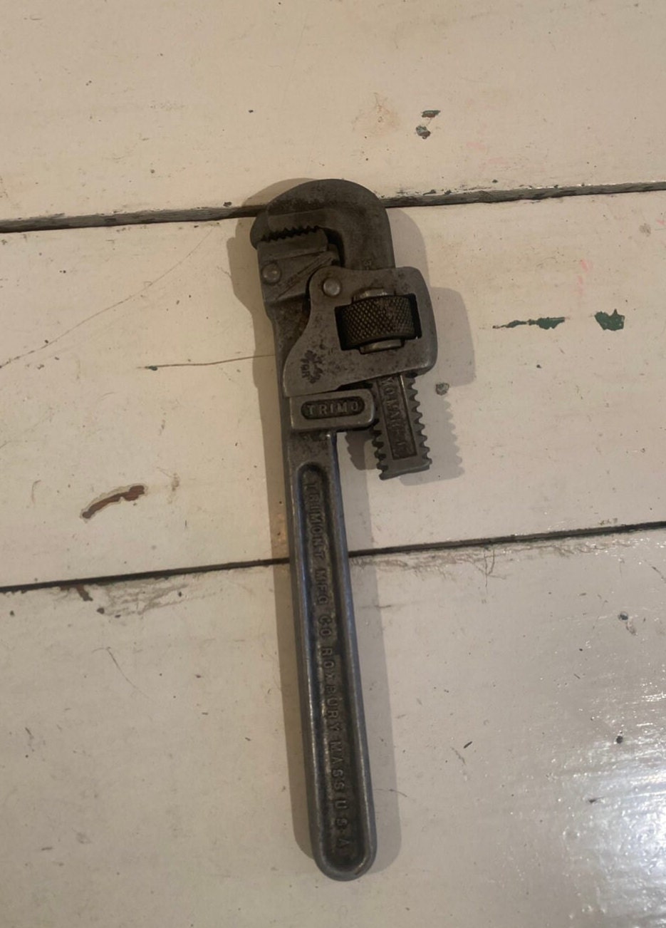 Vintage Trimo 10 Pipe Wrench Roxbury Mass PAT 1889 - Etsy