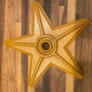 Antique Cast Iron Barn Star, Texas Star, Brick Structural Retaining ...