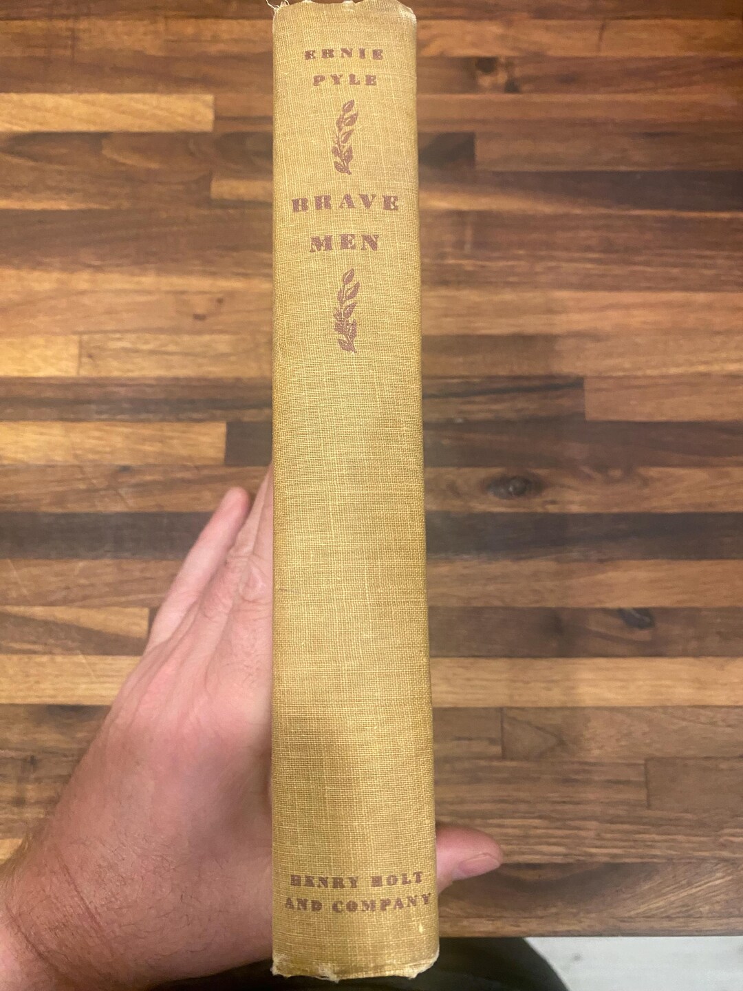 Vintage 1944 "brave Men" by Ernie Pyle, New York, Henry Holt and ...