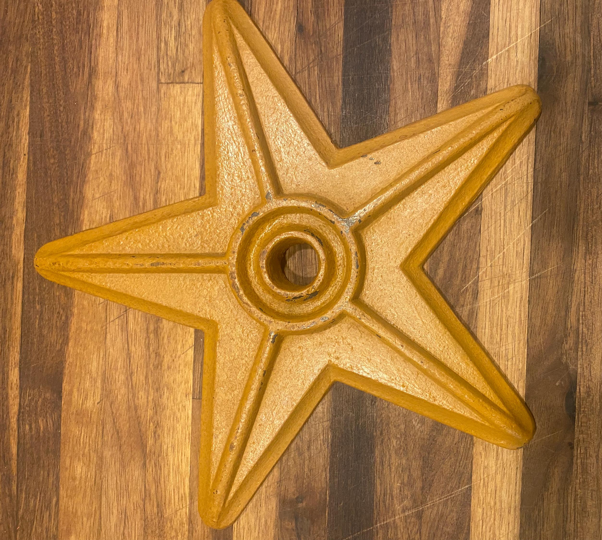 Antique Cast Iron Barn Star, Texas Star, Brick Structural Retaining ...