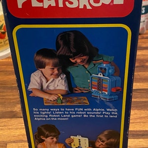 Vintage, Playskool alphie 1978 Electronic Robot for Early Learning ...
