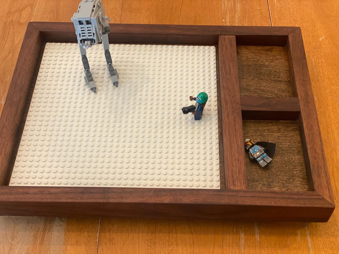 Play Table for Building Bricks With 10x10 LEGO® Baseplate. Portable Play Station for Building ...