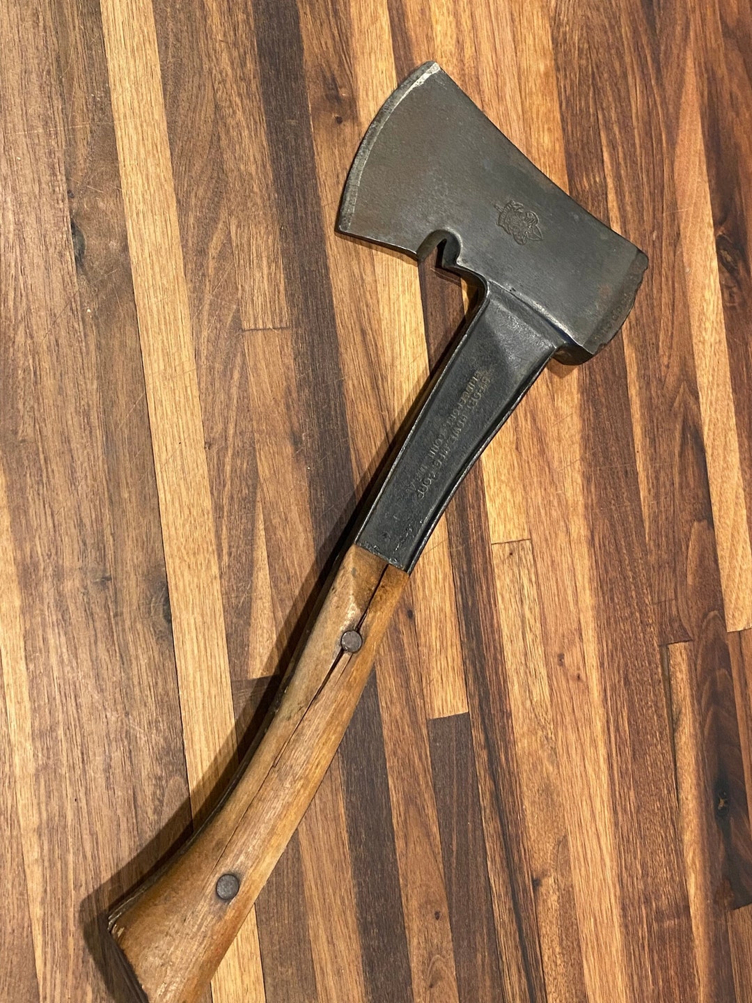 Vintage 1950s US Bridgeport Boy Scout Scouts Camping Hatchet Axe ...