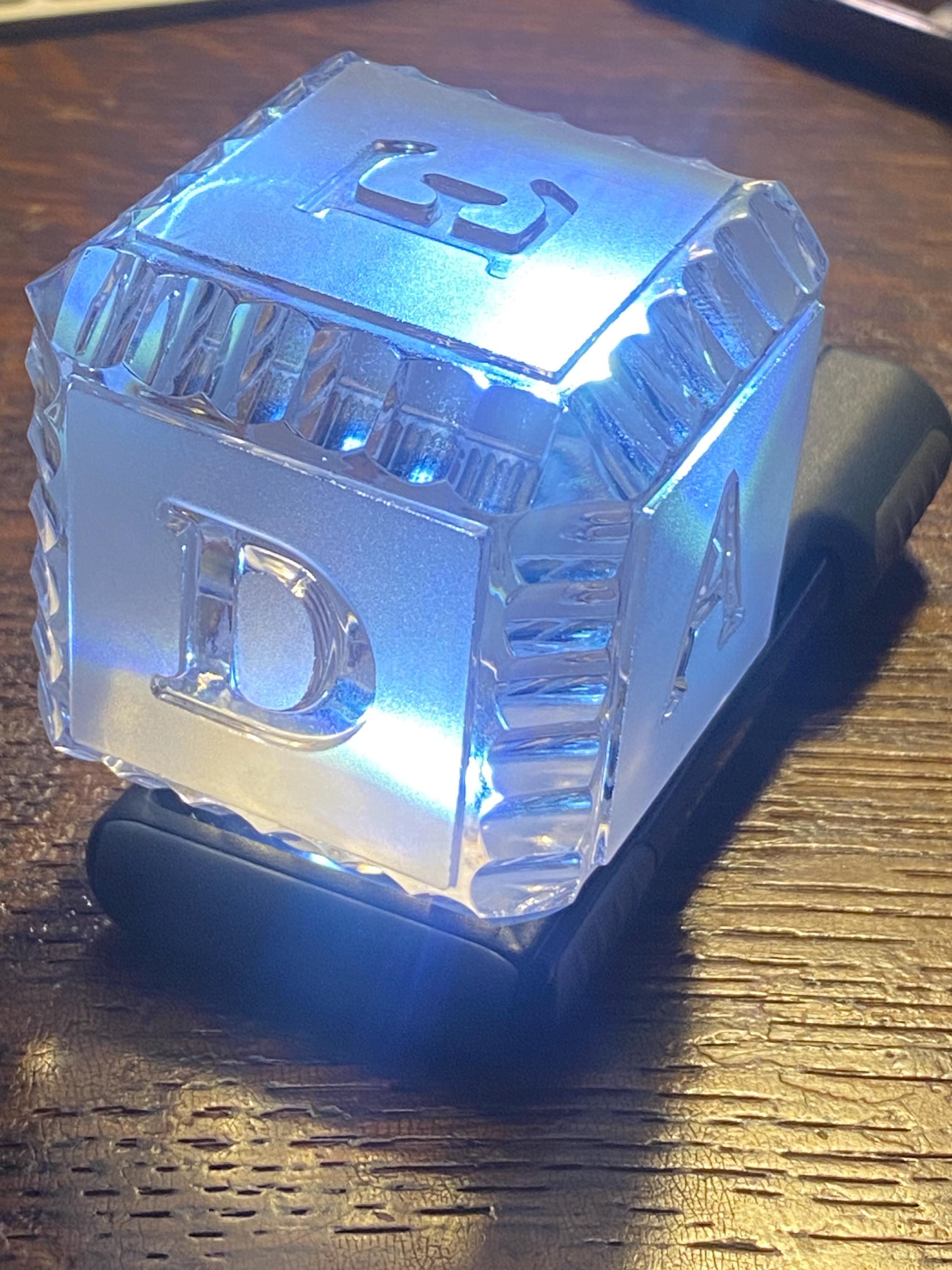 WATERFORD Crystal Alphabet Abcs Baby Block Cube Paperweight Signed ...