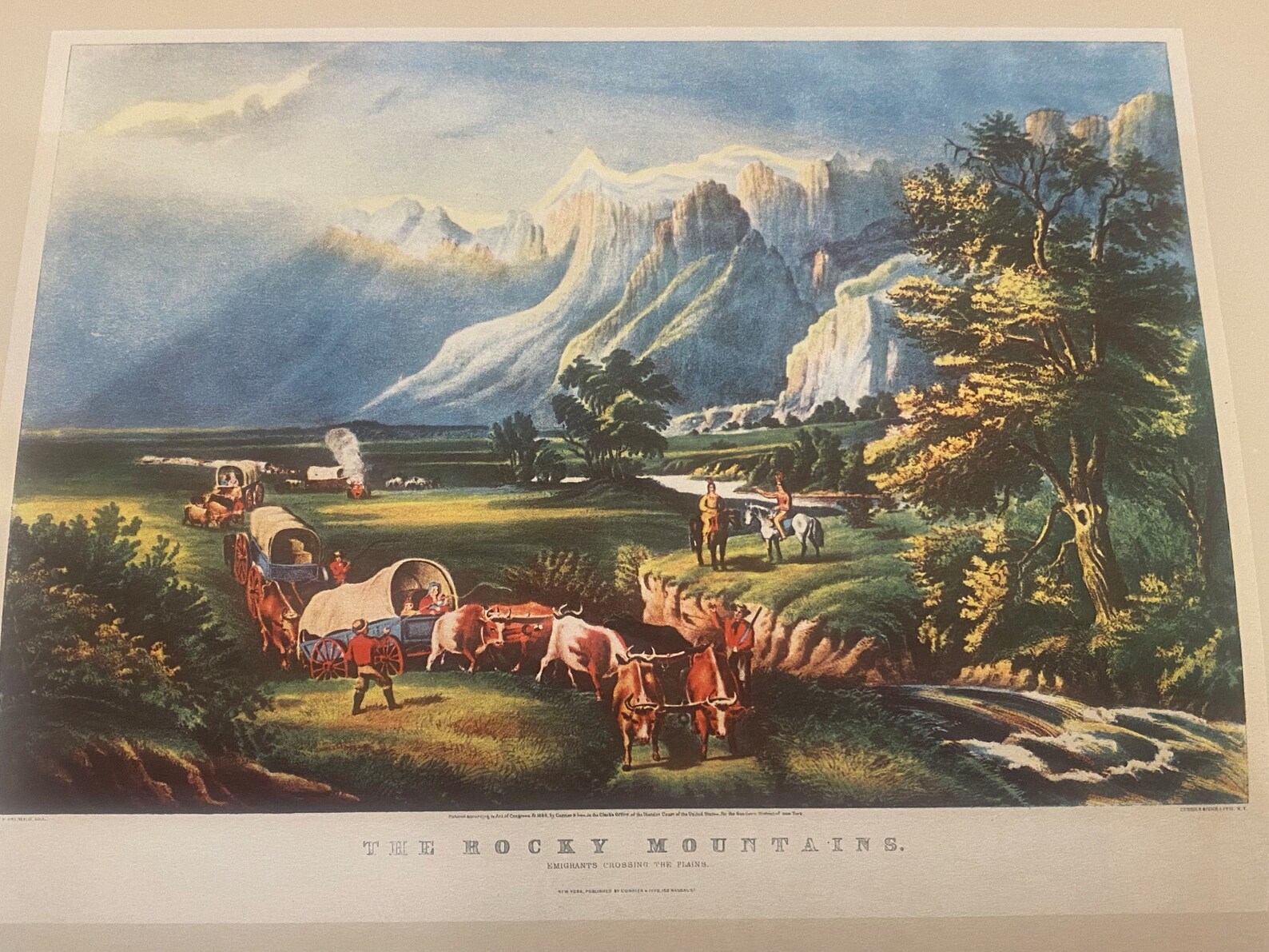 1942 1st Ed. Currier & Ives Hardcover Book / Printmakers to the ...