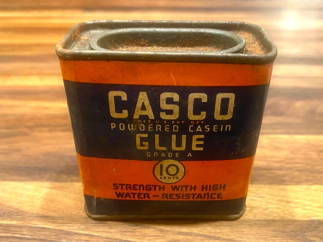 Vintage CASCO Powdered Casein Glue Tin - Collectible Tool Decor - Etsy