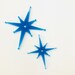 Atomic Star Shape Retro MCM Design Spaceage Various Sizes Available - Etsy