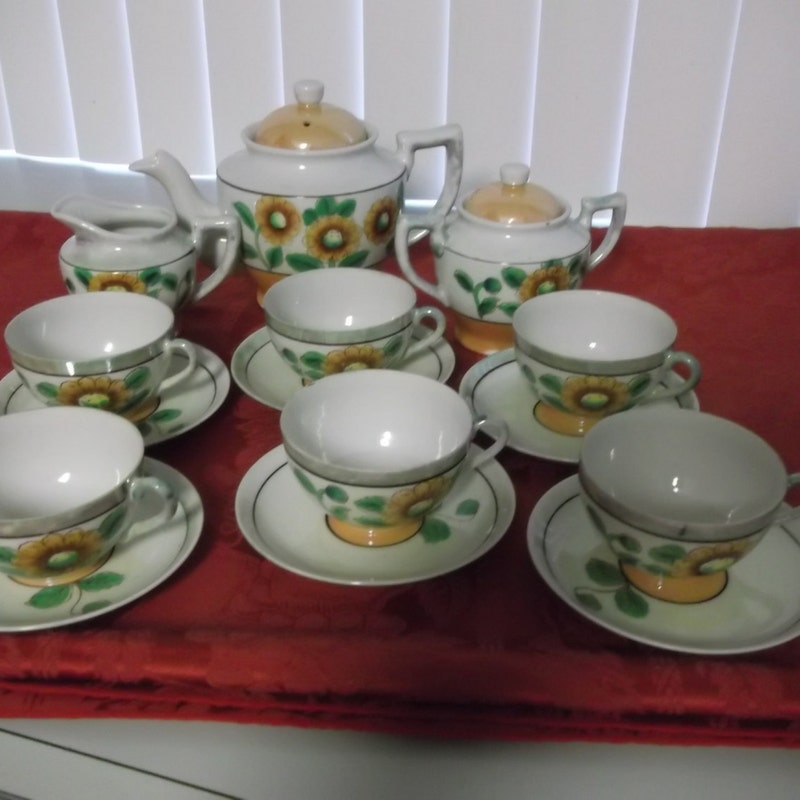 Sunflower Teapot - Etsy