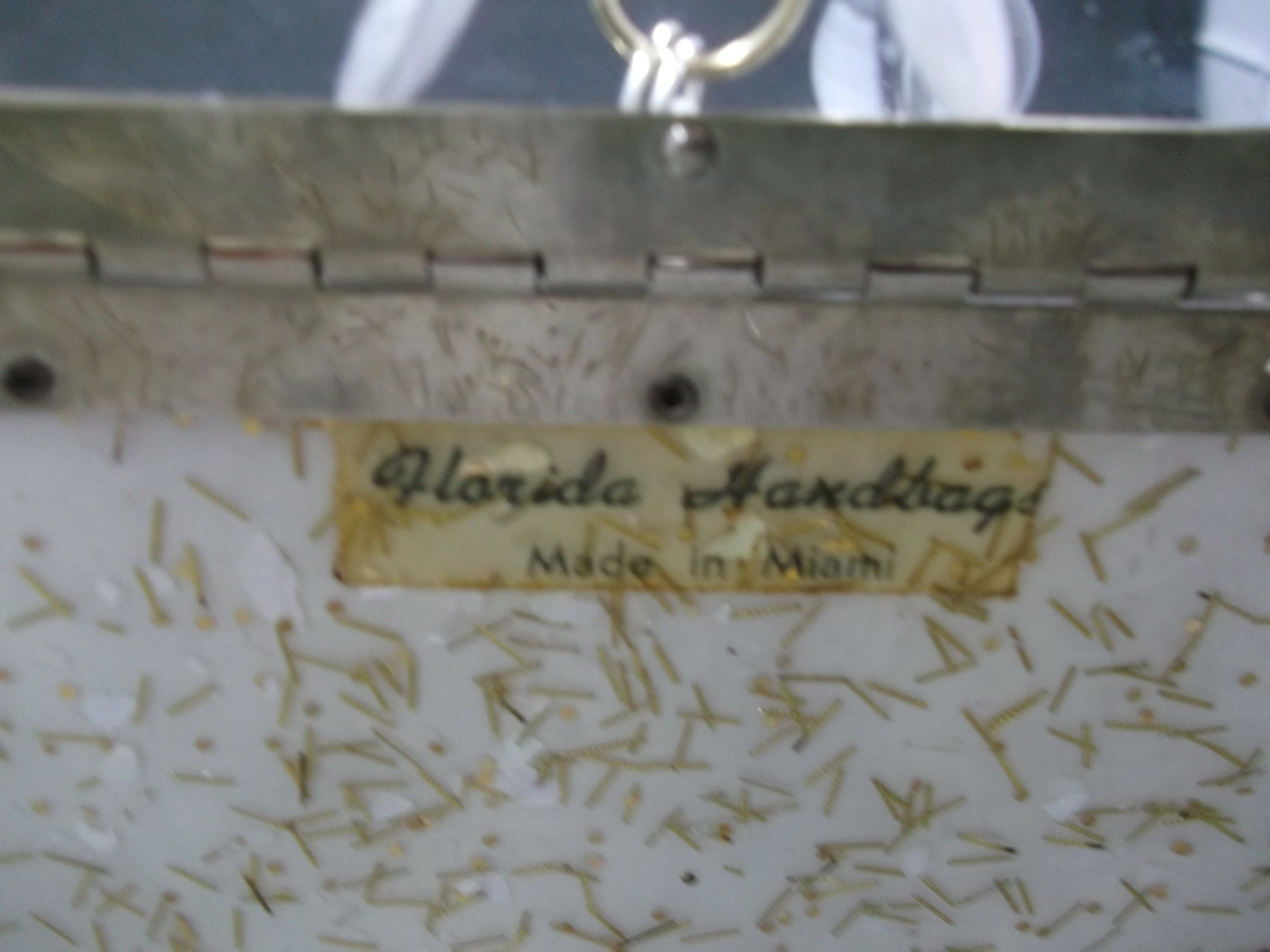 Vintage Lucite Box Handbag Florida Handbags Miami - Etsy