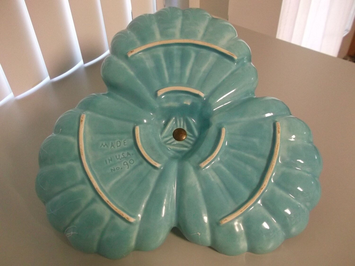 Retro Mid Century Triple Shell Relish Tray - Etsy