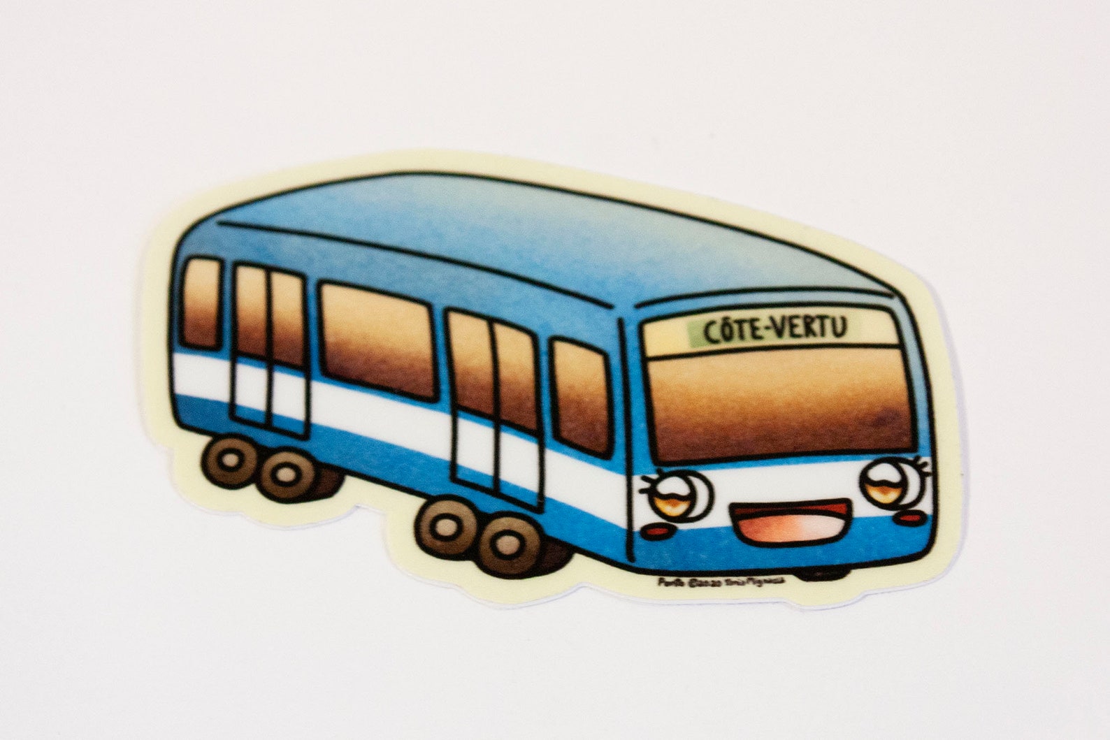 Sticker Vinyl Montreal Metro Kawaii - Etsy