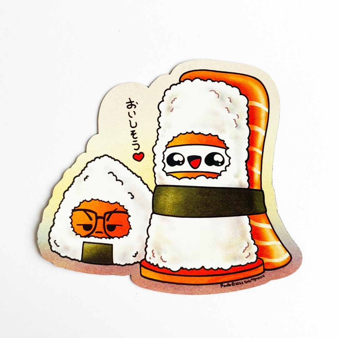 Fridge Magnet Sushi Onigiri Ponto Kawaii Traffic Cone Japan - Etsy