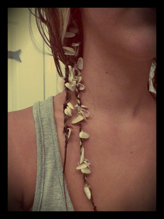 Items similar to Sea Shell Hair Braid-Ins on Etsy