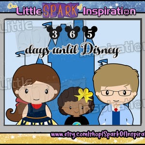 CUSTOM CHARACTER Countdown Board Cuties Collection Magical Me Make ...