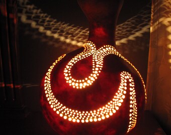 Gourd lamp | Etsy
