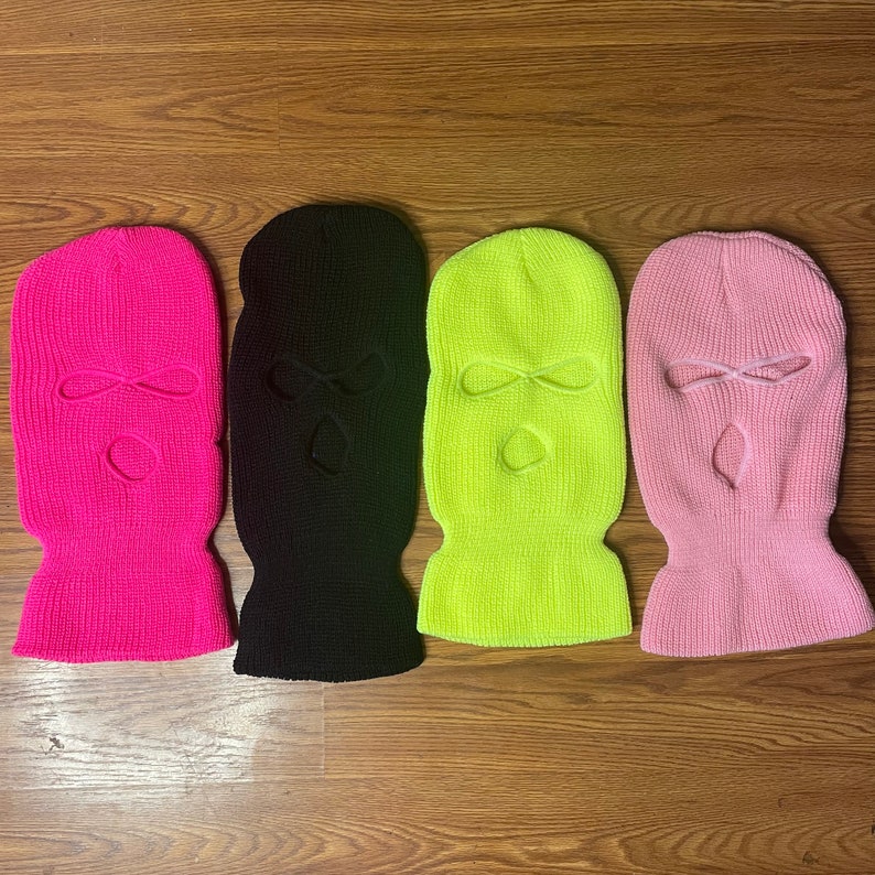 Pretty Gangsta 3 Hole Ski Mask - Etsy