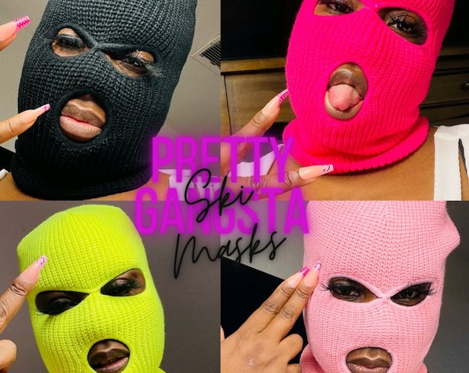 Spring Break Hot Pink Skimask - Etsy