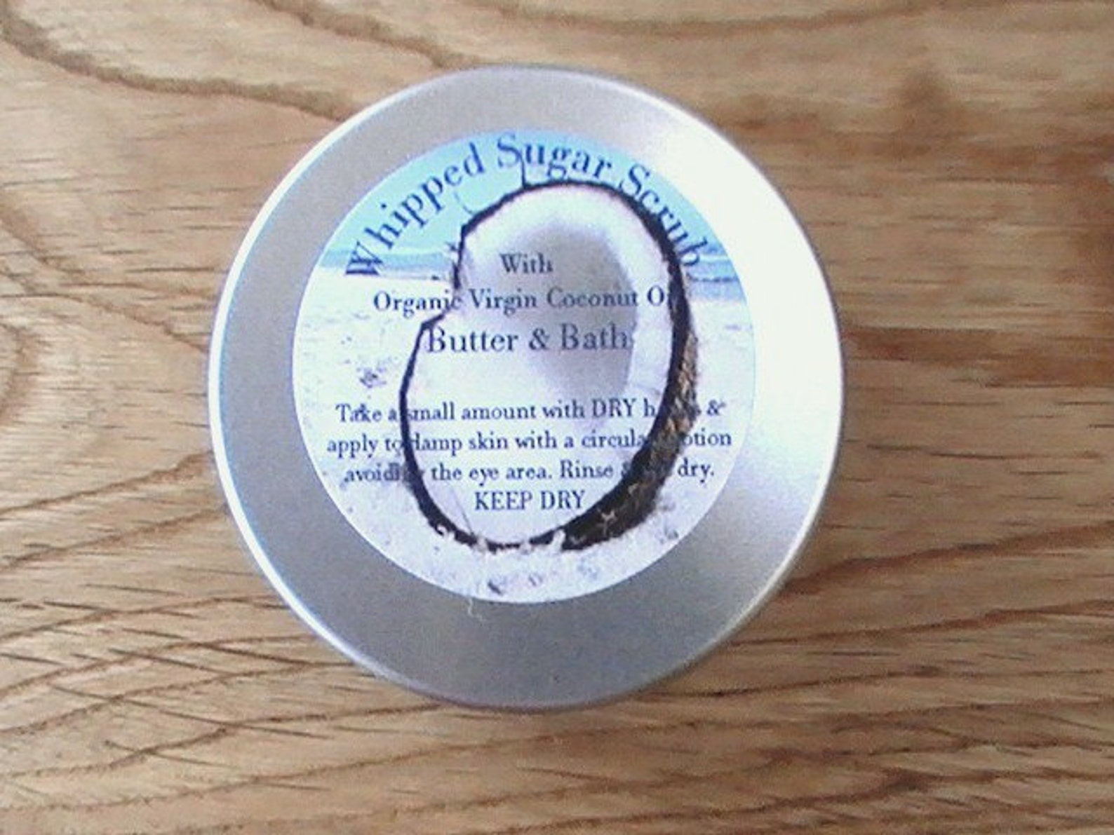 Coconut Face Scrub With Organic Virgin Coconut Oil, Vegan Body Scrub ...
