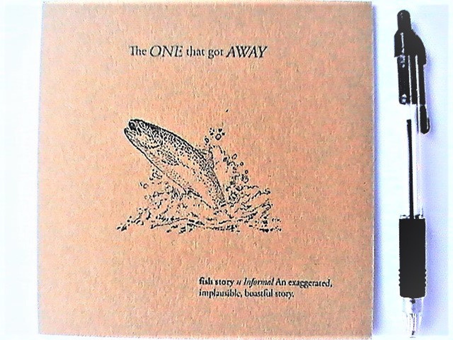 Handmade Greeting Card, Fishing Card, Gift for Fishermen, Funny Card ...