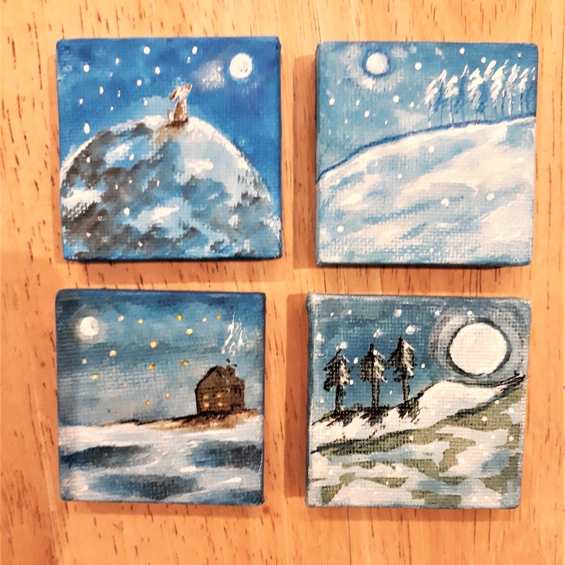 Mini Painting - Etsy