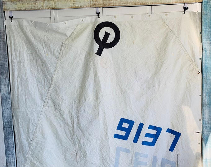 Rustic Recycled Opti Sail Standard Size Shower Curtains by ...