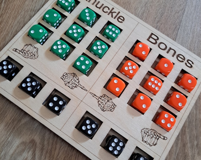 Knuckle Dice - Travel Game - Etsy