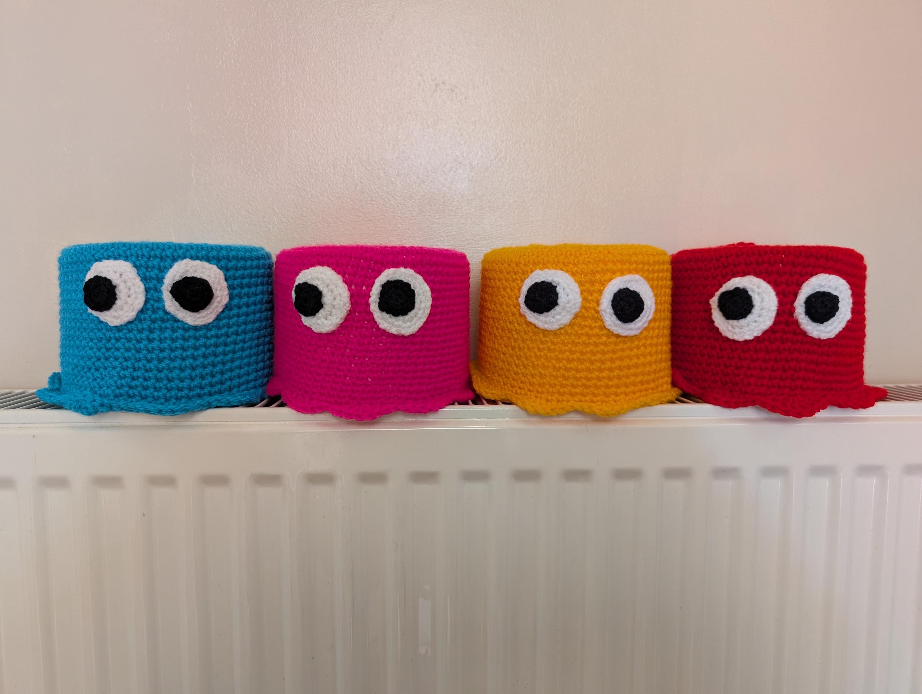 Crochet PDF Pattern - PAC MAN Toilet Roll Cover - Etsy
