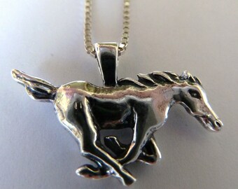 Mustang necklace | Etsy