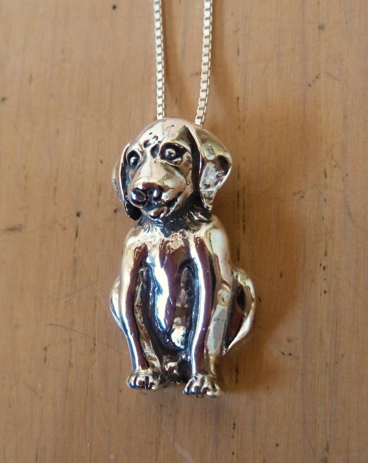 Labrador Dog Necklace-sterling Silver-lab Pendant - Etsy