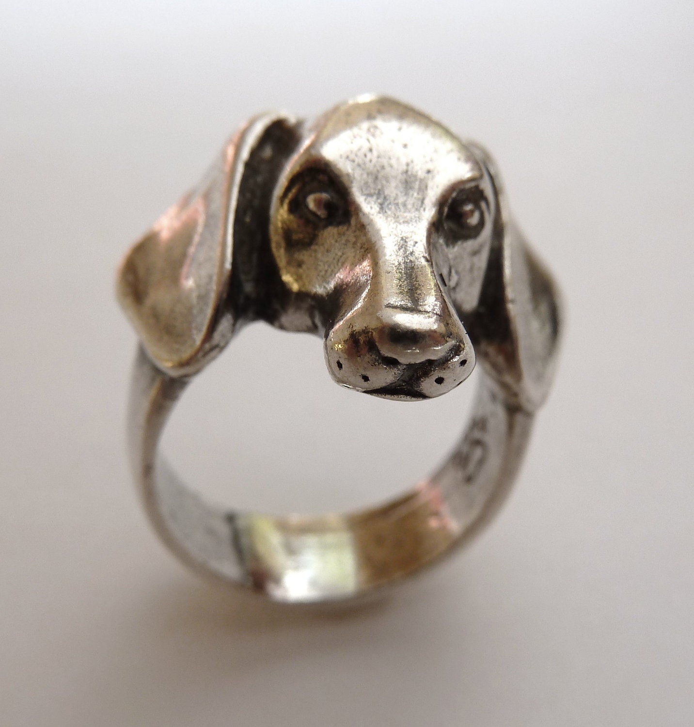Dachshund Head Ring-dog Jewelry-dog Ring-canine Jewelry-dog Lover ...