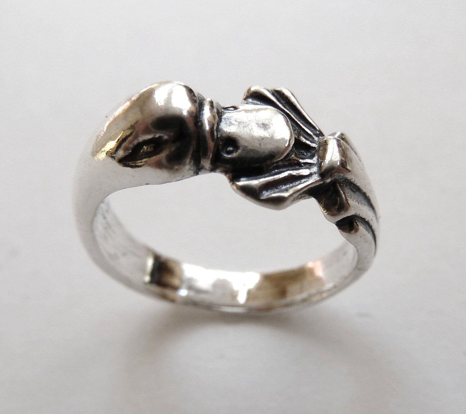 Sterling Silver Duck Ring - Etsy