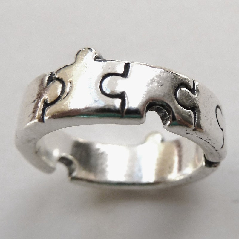 Puzzle Ring - Etsy Australia