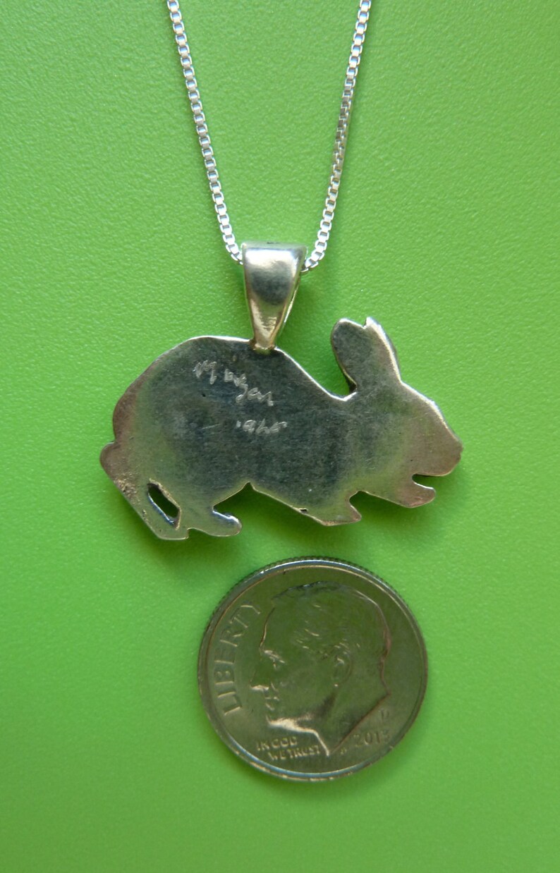 Sterling Silver-rabbit Necklace-bunny Necklace-belgian Hare Necklace ...
