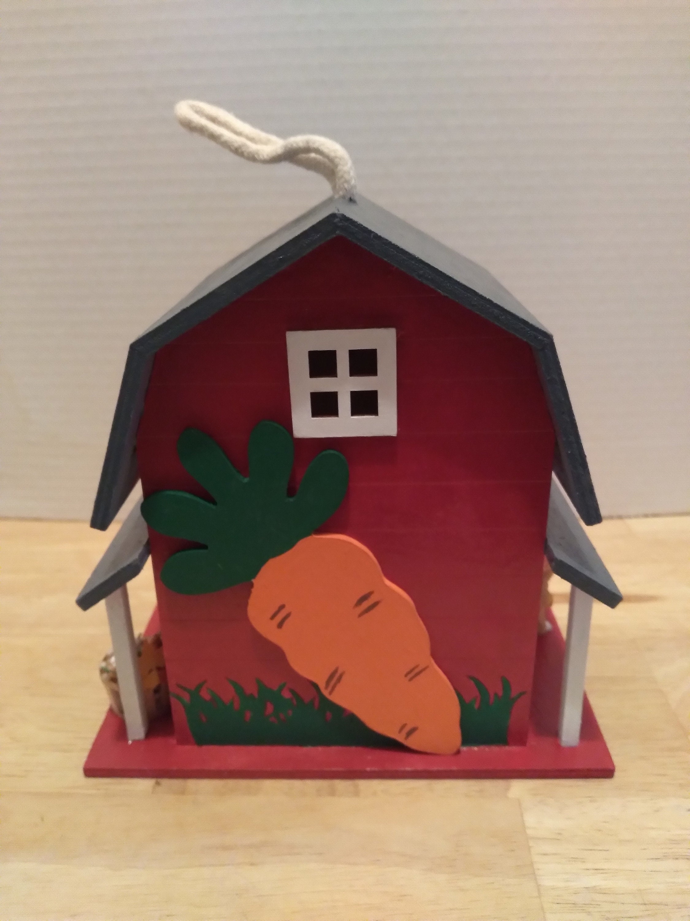 Red Barn, Carrot Farm, Vegetable Farm, Hanging Barn - Etsy