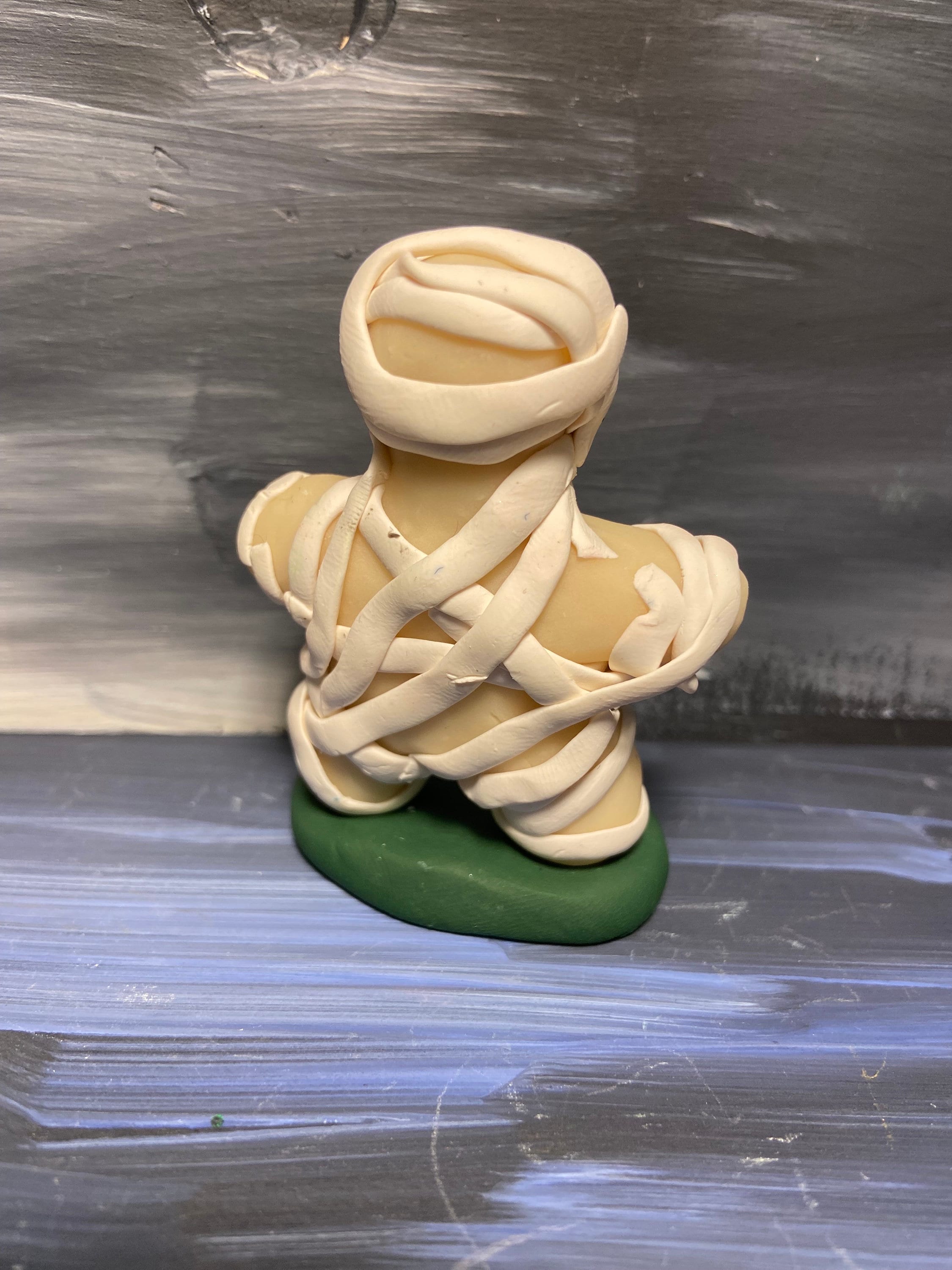 Cleo the Mummy Clay Figurine glow in the Dark - Etsy