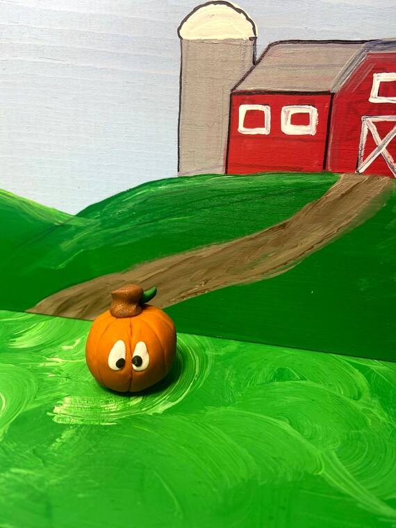 Pascal the Pumpkin Figura de arcilla - Etsy México