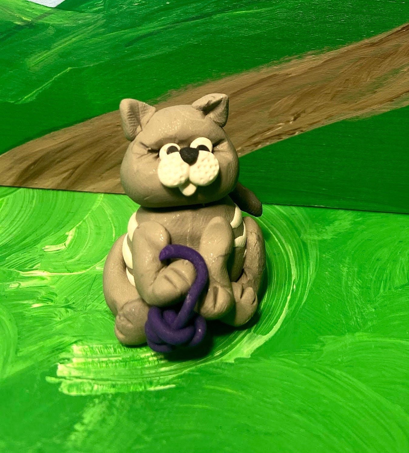 Gary the Cat Clay Figurine - Etsy