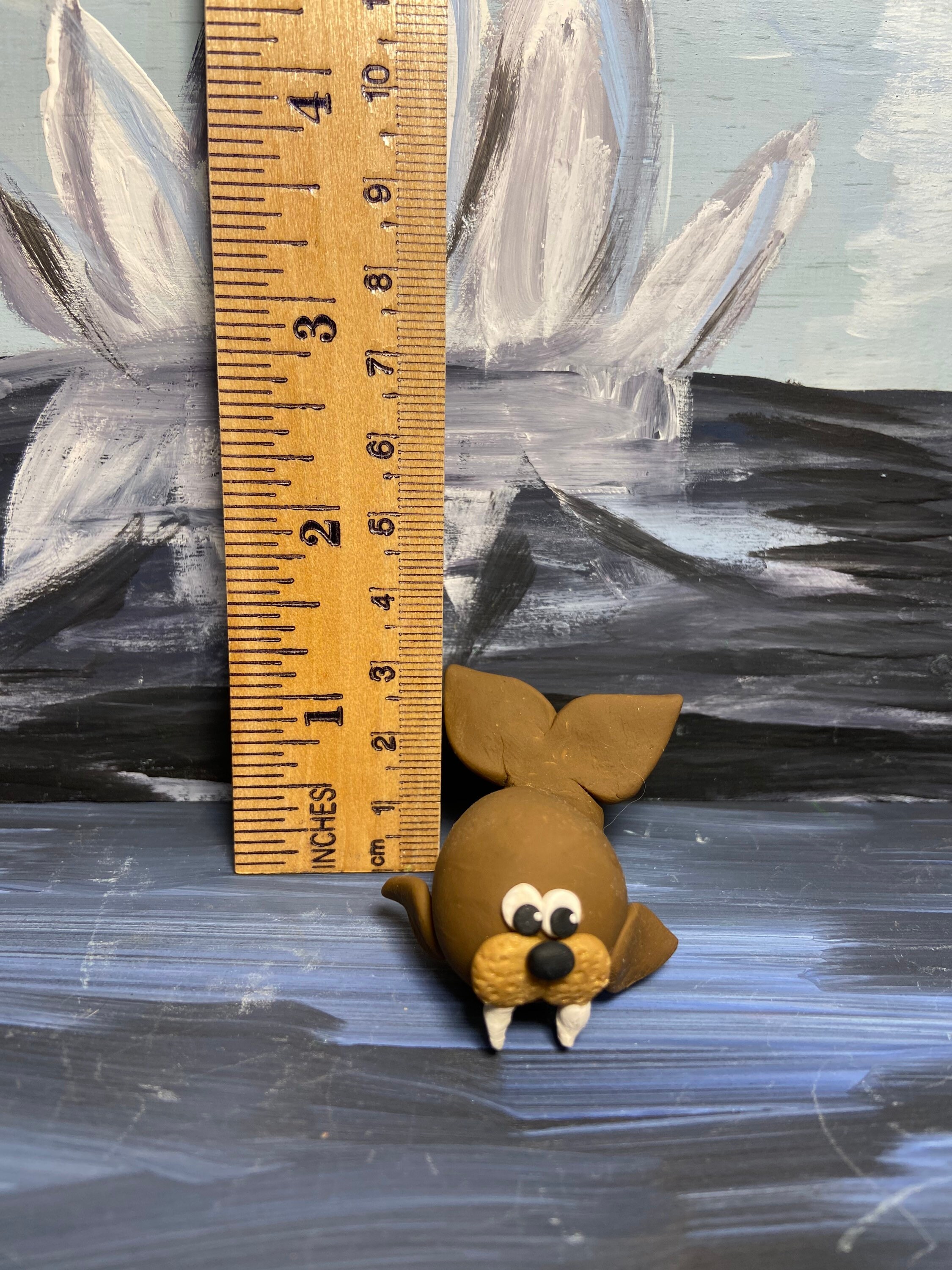 Wendell the Walrus Clay Figurine - Etsy UK