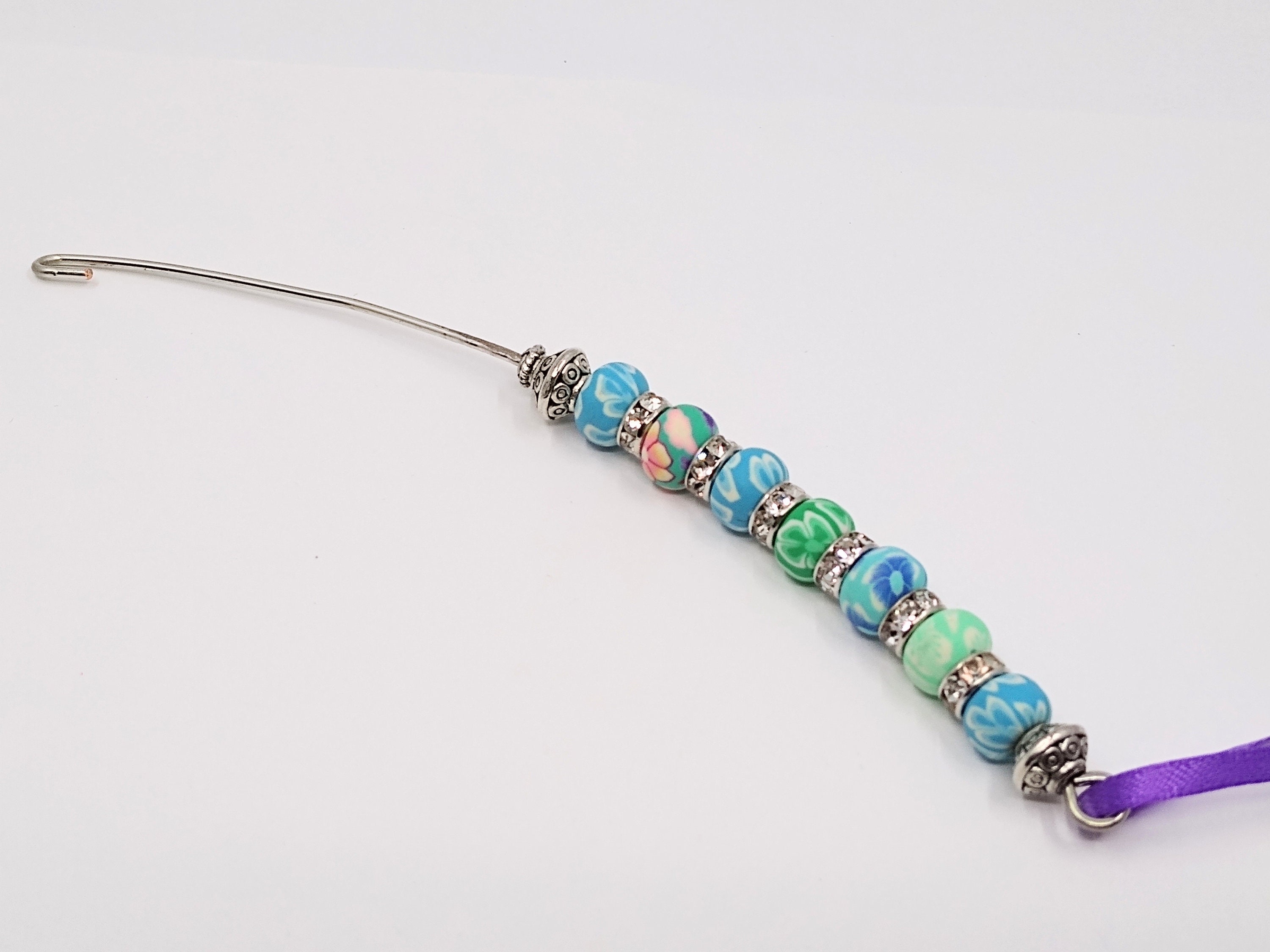 Beaded Spinning Wheel Orifice Hook/threader - Etsy