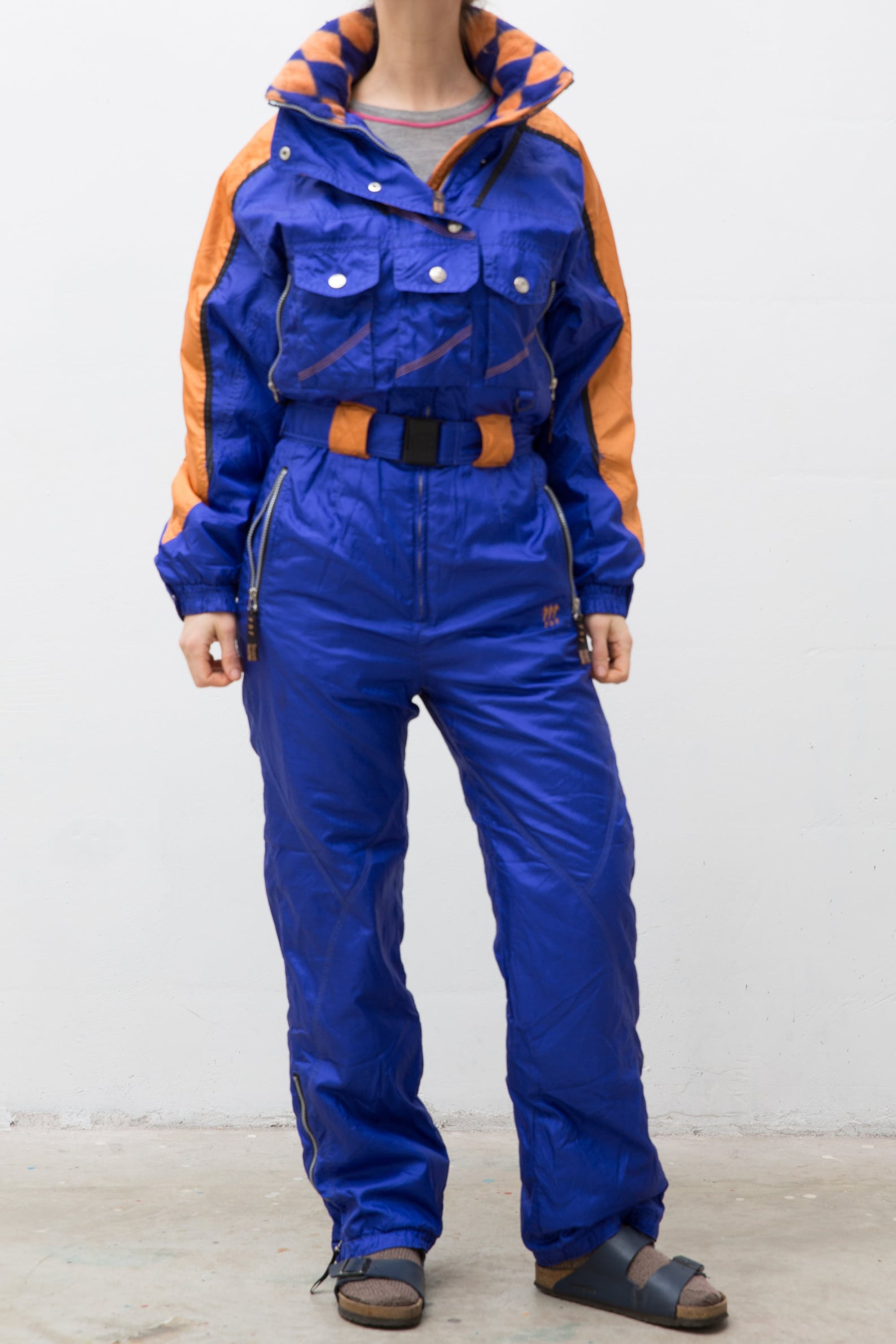 Vintage Blue Ski Wear Onepiece Snow Suit Size 38 UK 10 - Etsy