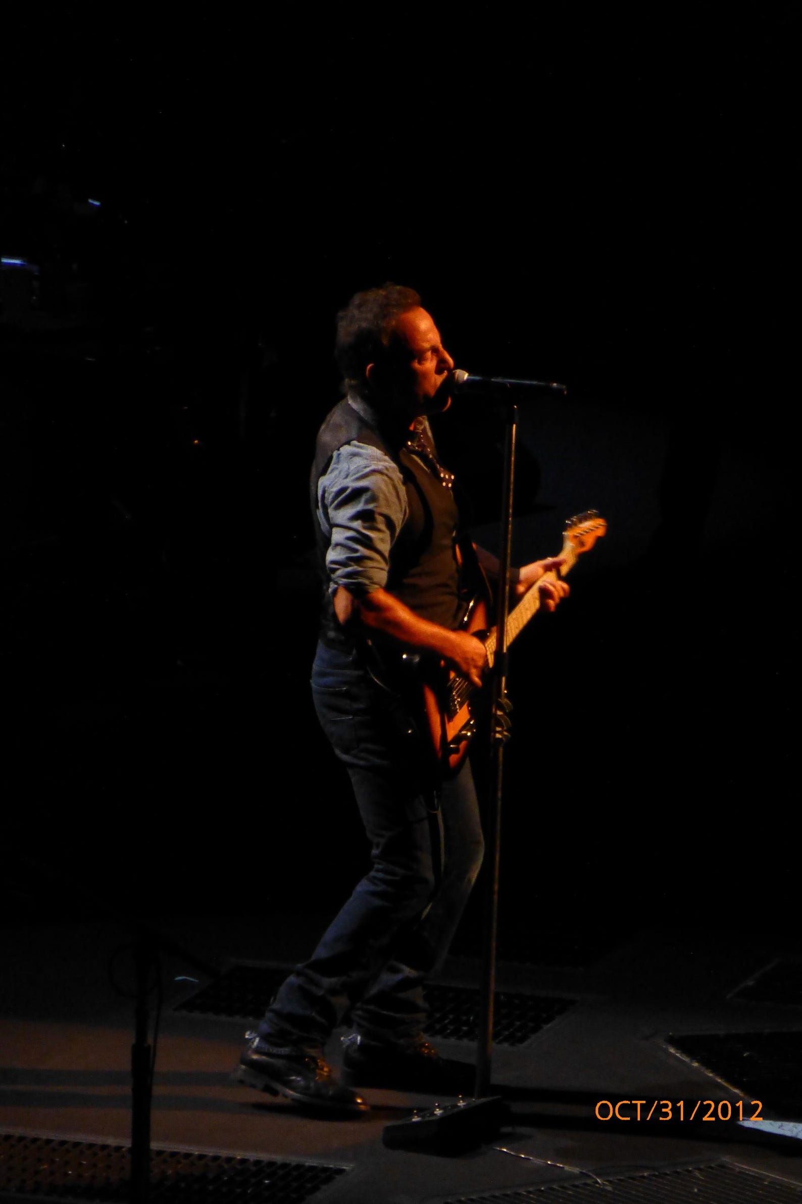 5X4 Photo Magnet - BRUCE SPRINGSTEEN - 10.31.12 : #2 - Etsy
