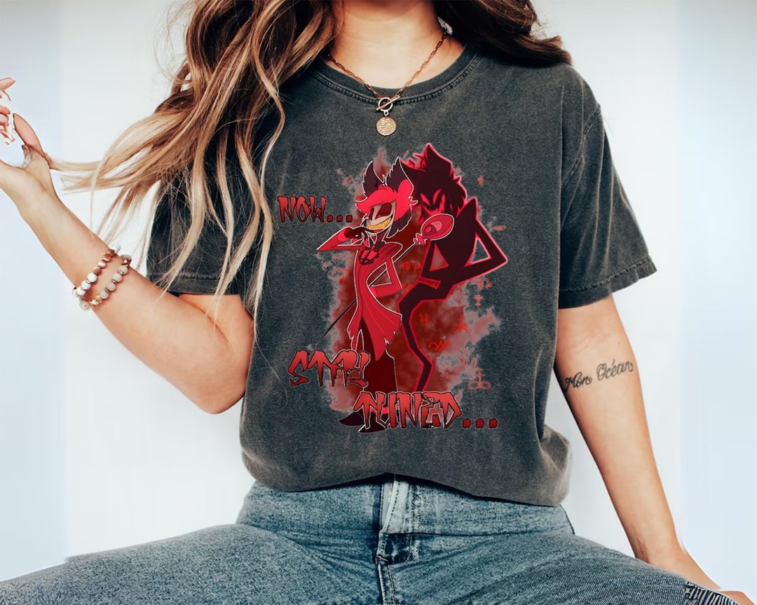 Alastor Hazbin Hotel Characters Shirt Alastor T Shirt Alastor Hazbin ...