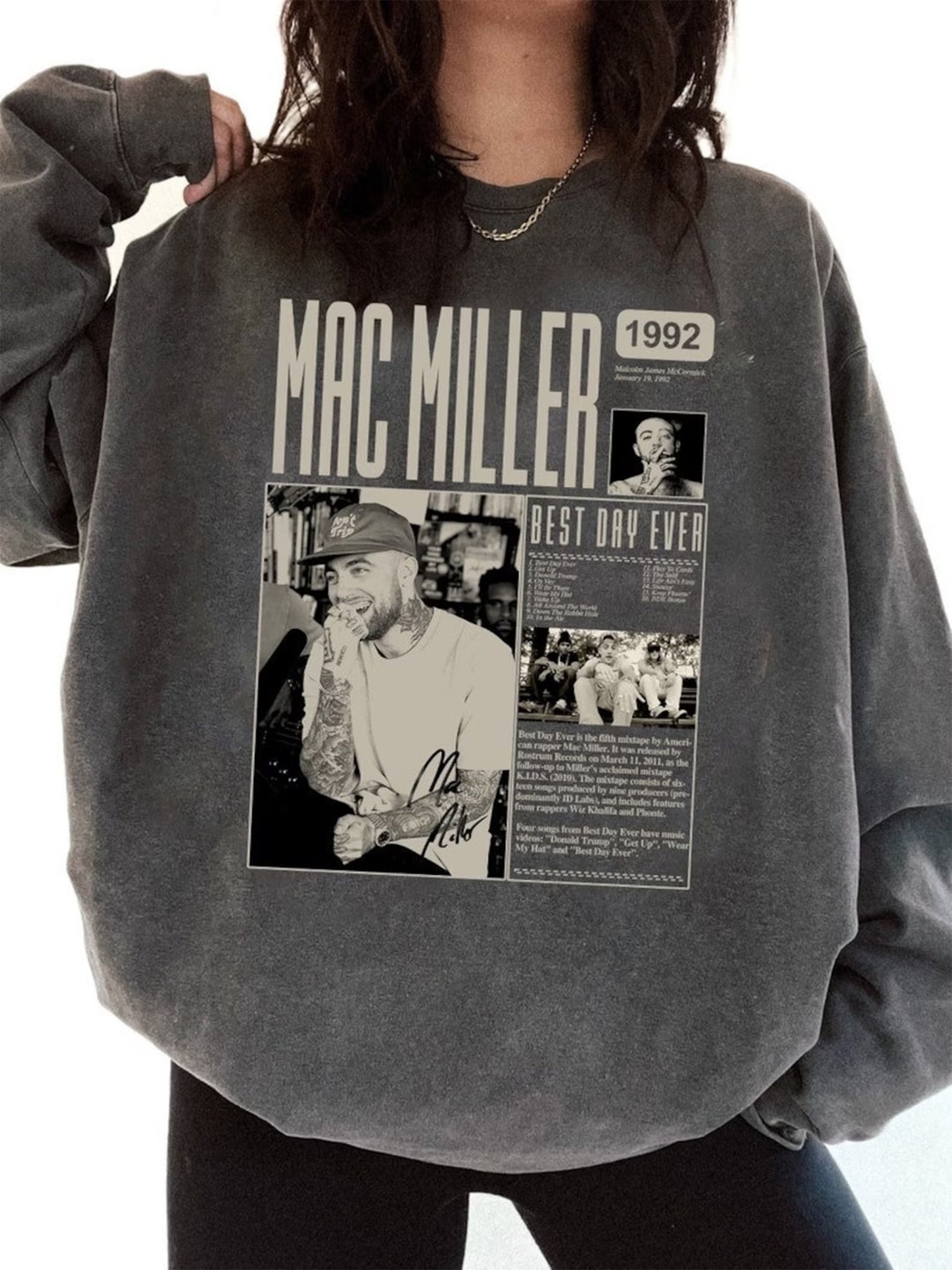 Mac Millers 90s Shirt, Mac Self Care Shirt, Vintage Bootleg Sweatshirt ...