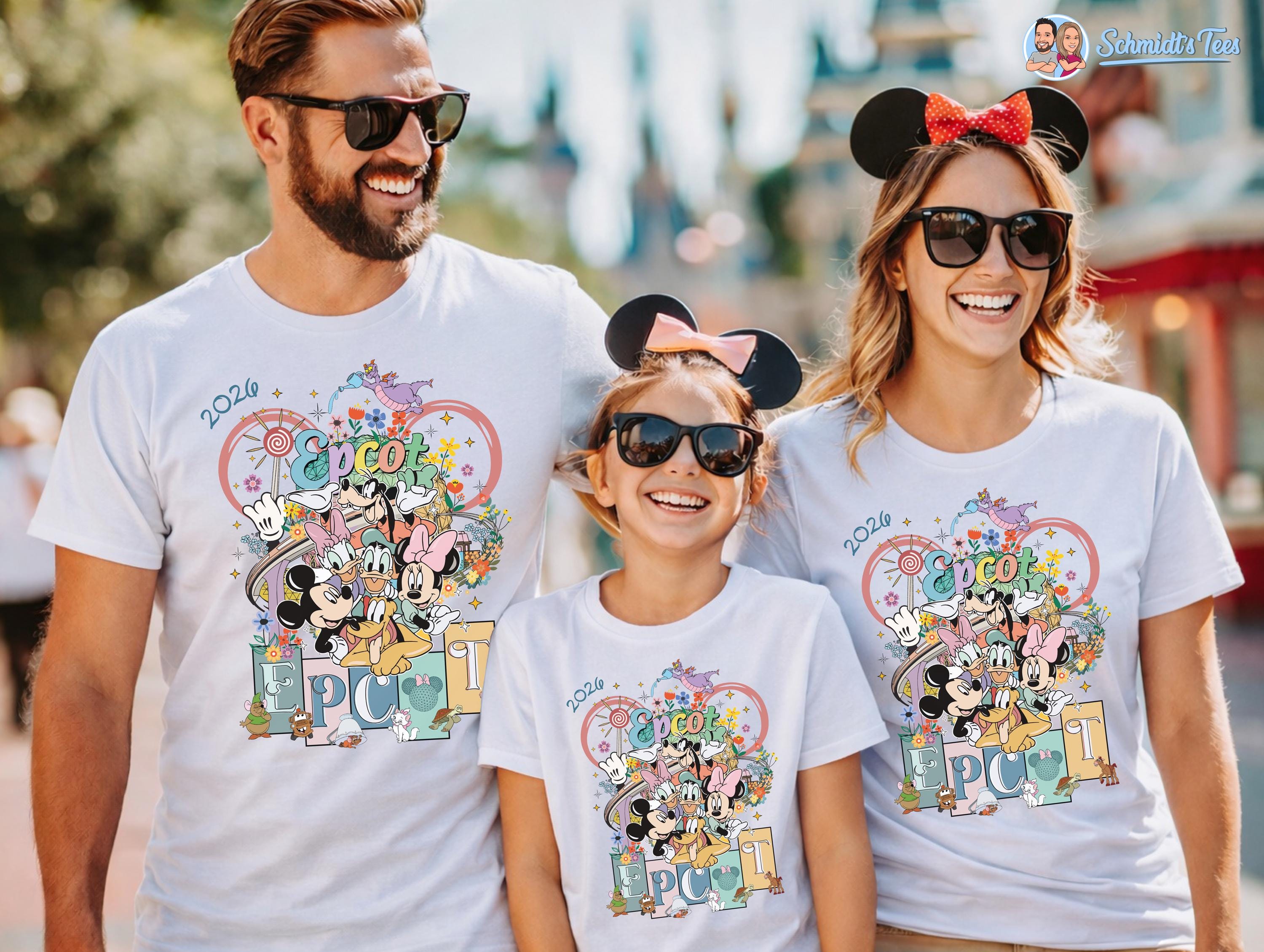 Custom Disney Epcot 2026 Shirt, Disney Epcot Matching Shirt, Disney ...
