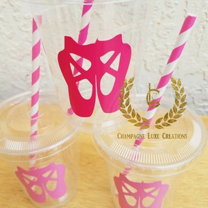 Ballerina Party Cups, Ballet Party Favor Cups (set of 12)- Ballerina ...