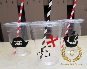Pirate Party Snack Cups Pirate Birthday Party Snack Cups - Etsy