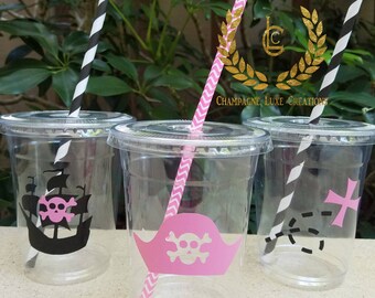 Pirate Party Snack Cups Pirate Birthday Party Snack Cups - Etsy