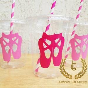 Ballerina Party Cups, Ballet Party Favor Cups (set of 12)- Ballerina ...