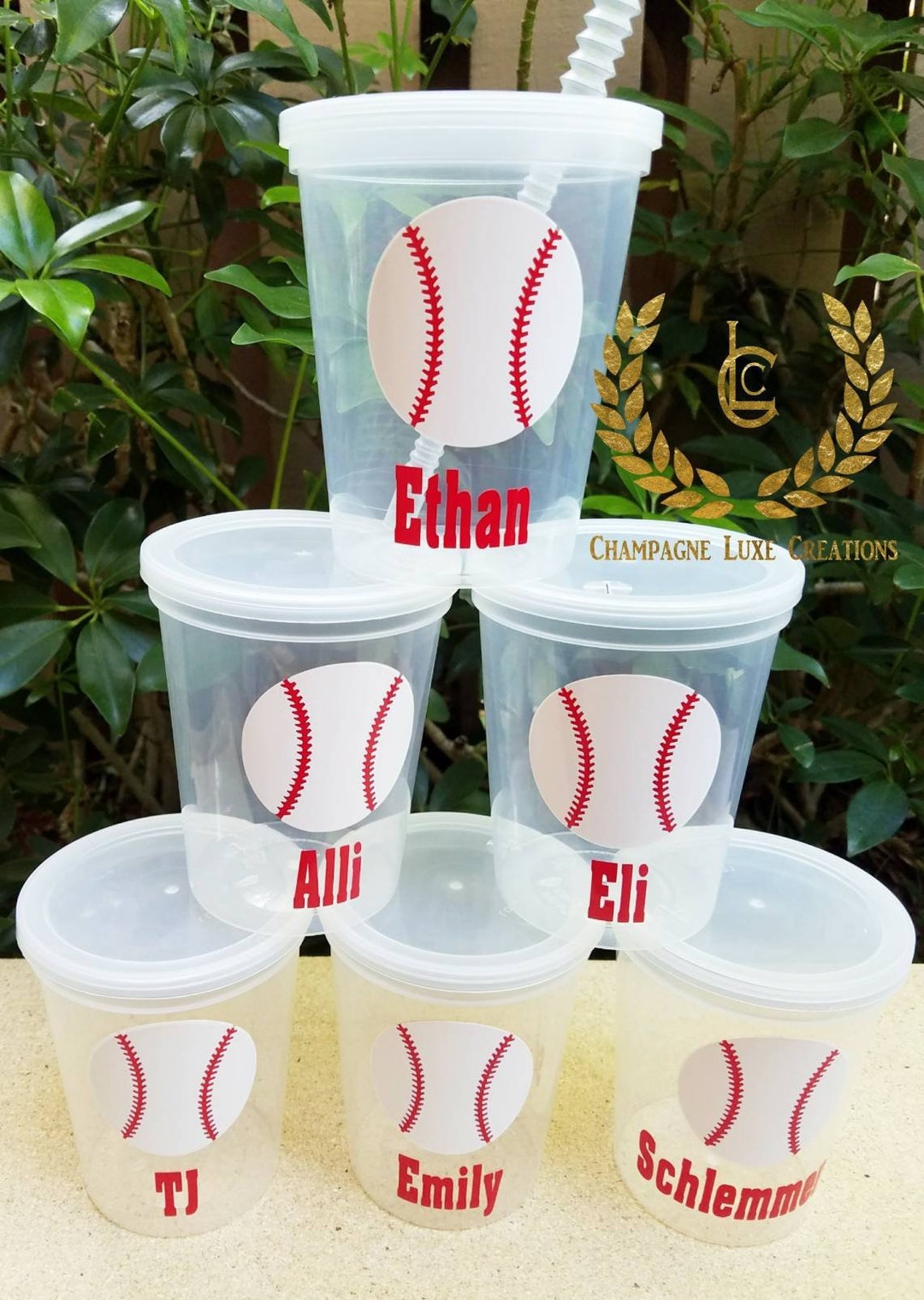 Baseball Party Cups, Sports Stadium Cups, Baseball Party Favor Cups ...